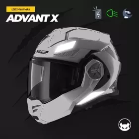 LS2 FF901 Advant X Carbon - Casque Modulable - Speedway