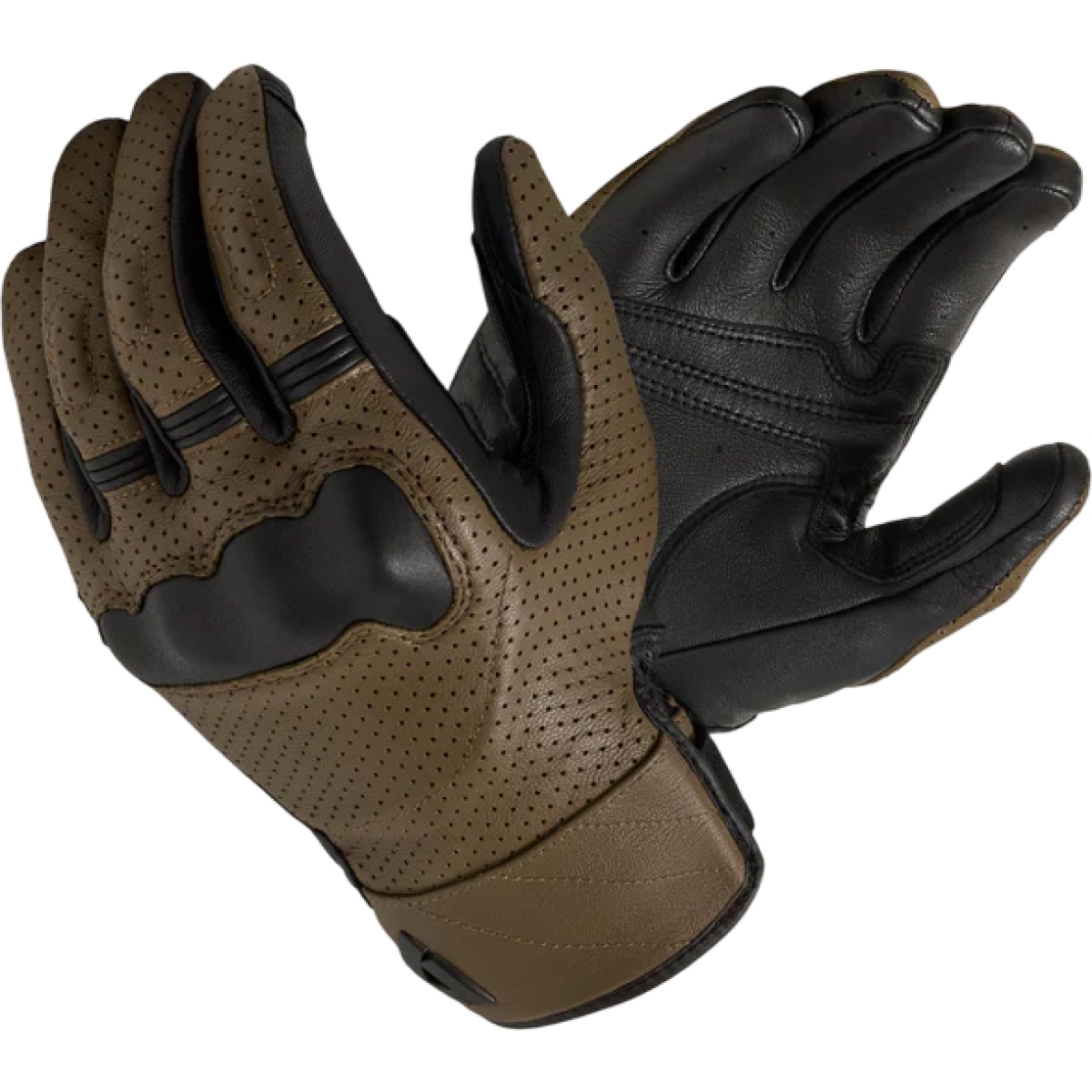 Gants Rev'It New Heights Marron Noir - Gants Moto Été