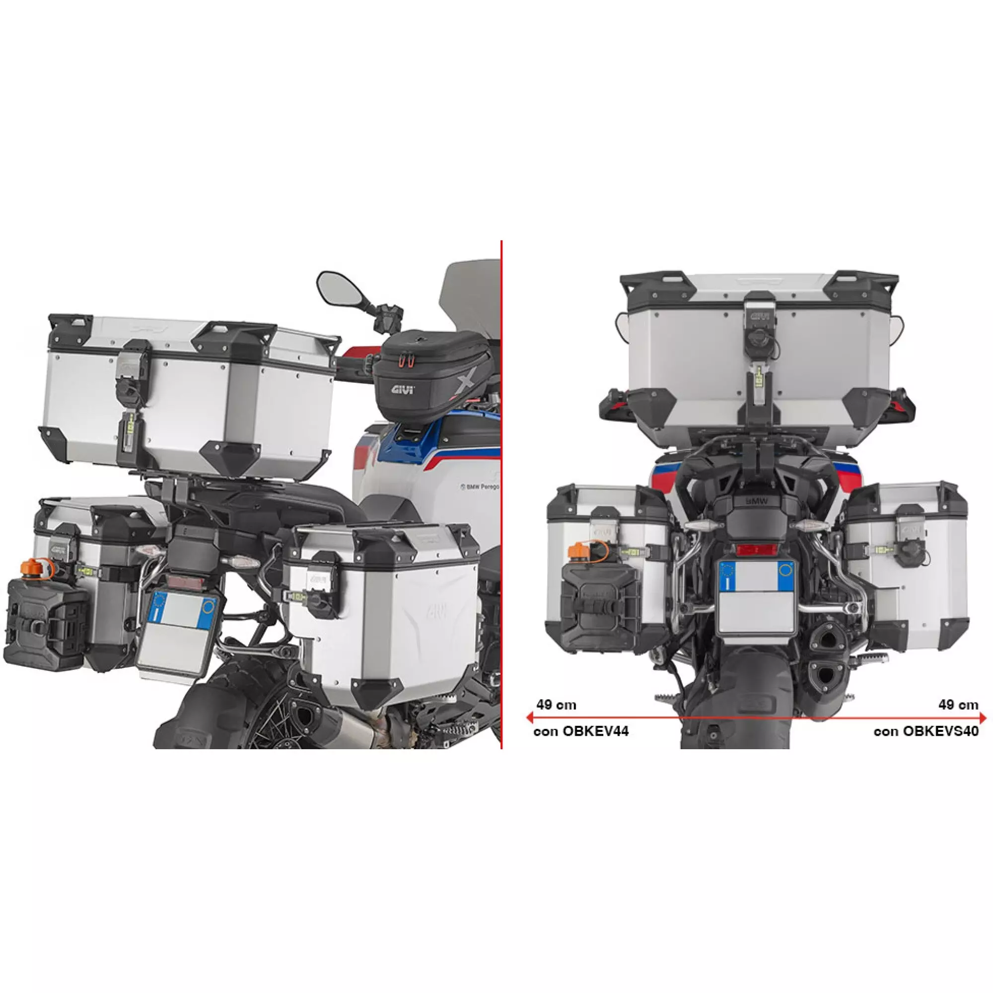 Support Valise Moto Givi PLOS5146CAMOX BMW R 1300 GS Adventure ...