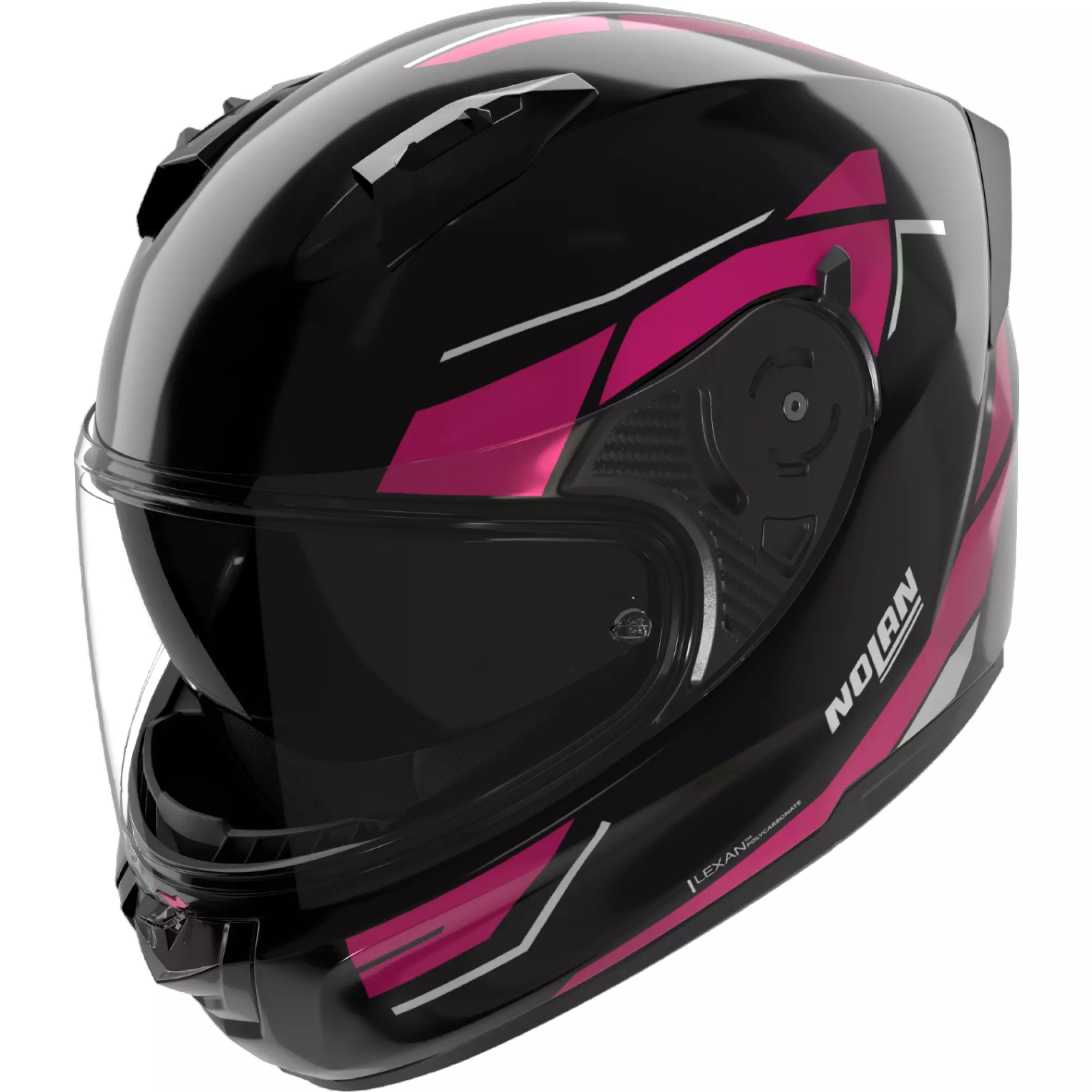 Casque Nolan N60-6 Sincrono Noir Rose - Casque Intégral