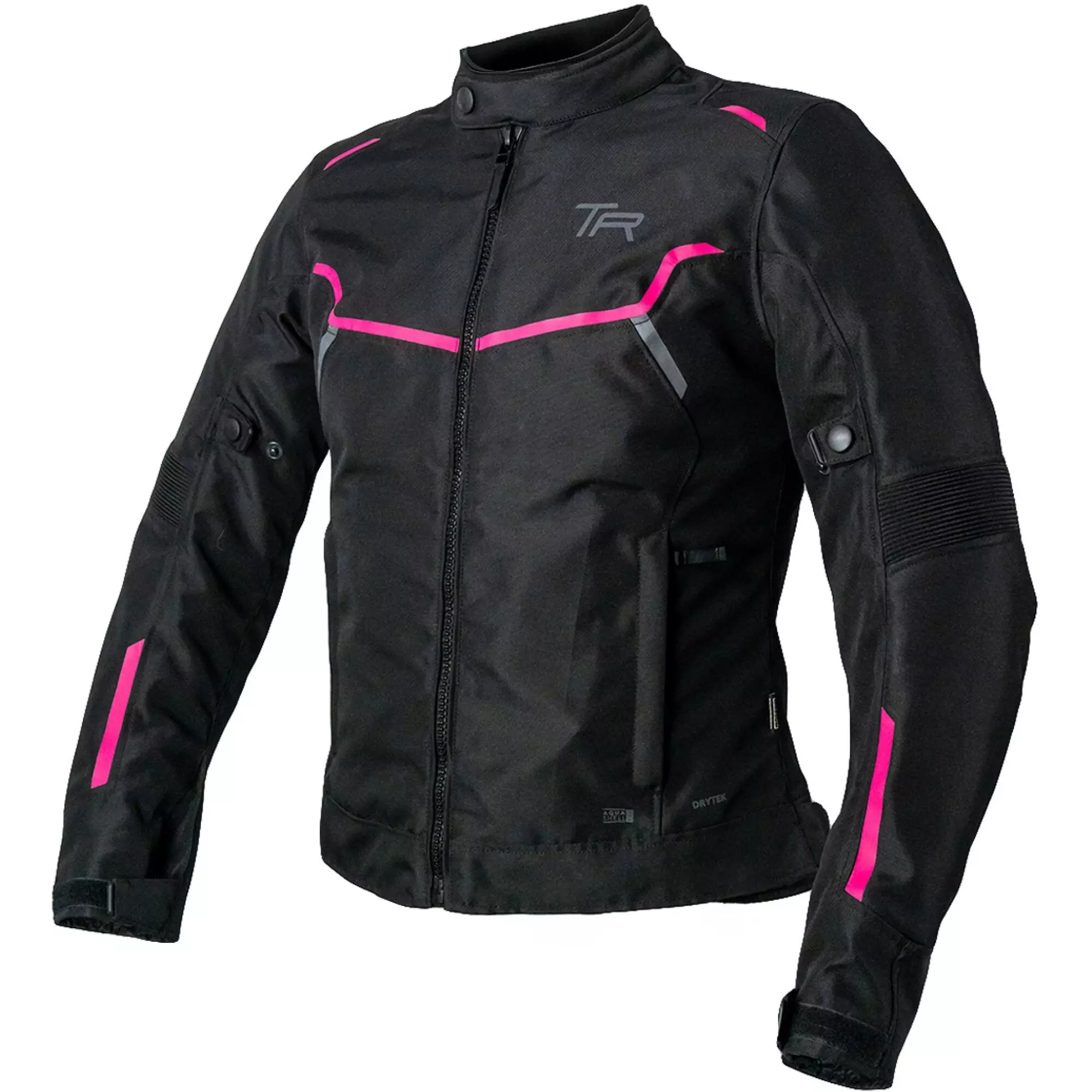 Blouson Femme Tekride Lady Rush Noir Rose - Blouson moto textile femme