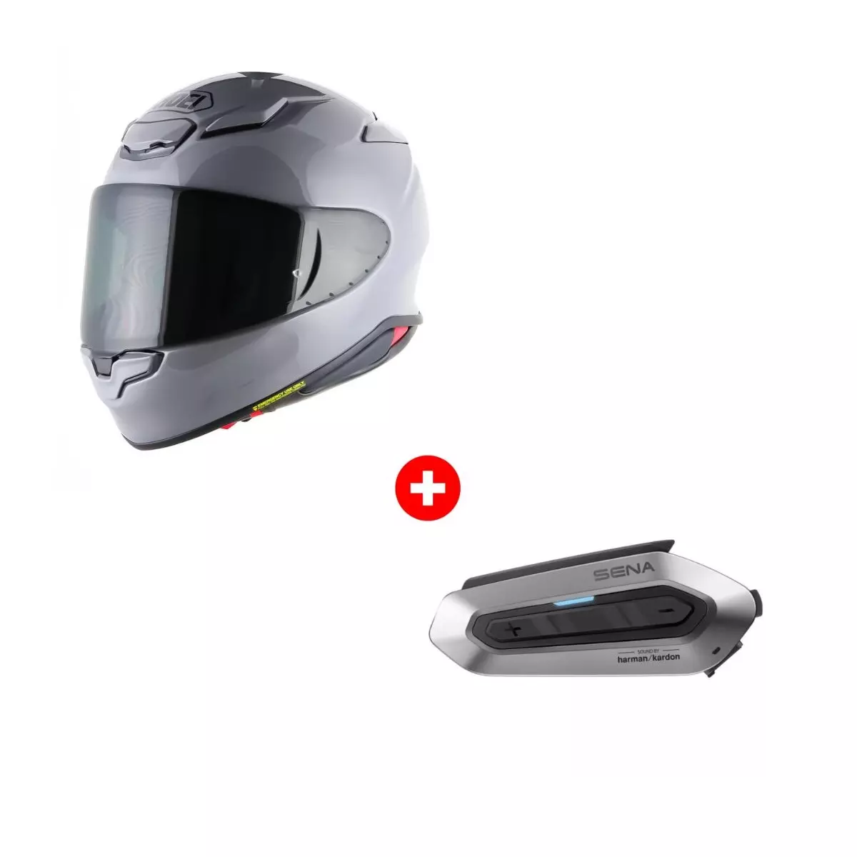 Pack Casque Shoei NXR2 Gris Basalte + Intercom Shoei Sena SRL-EXT NXR2 ...