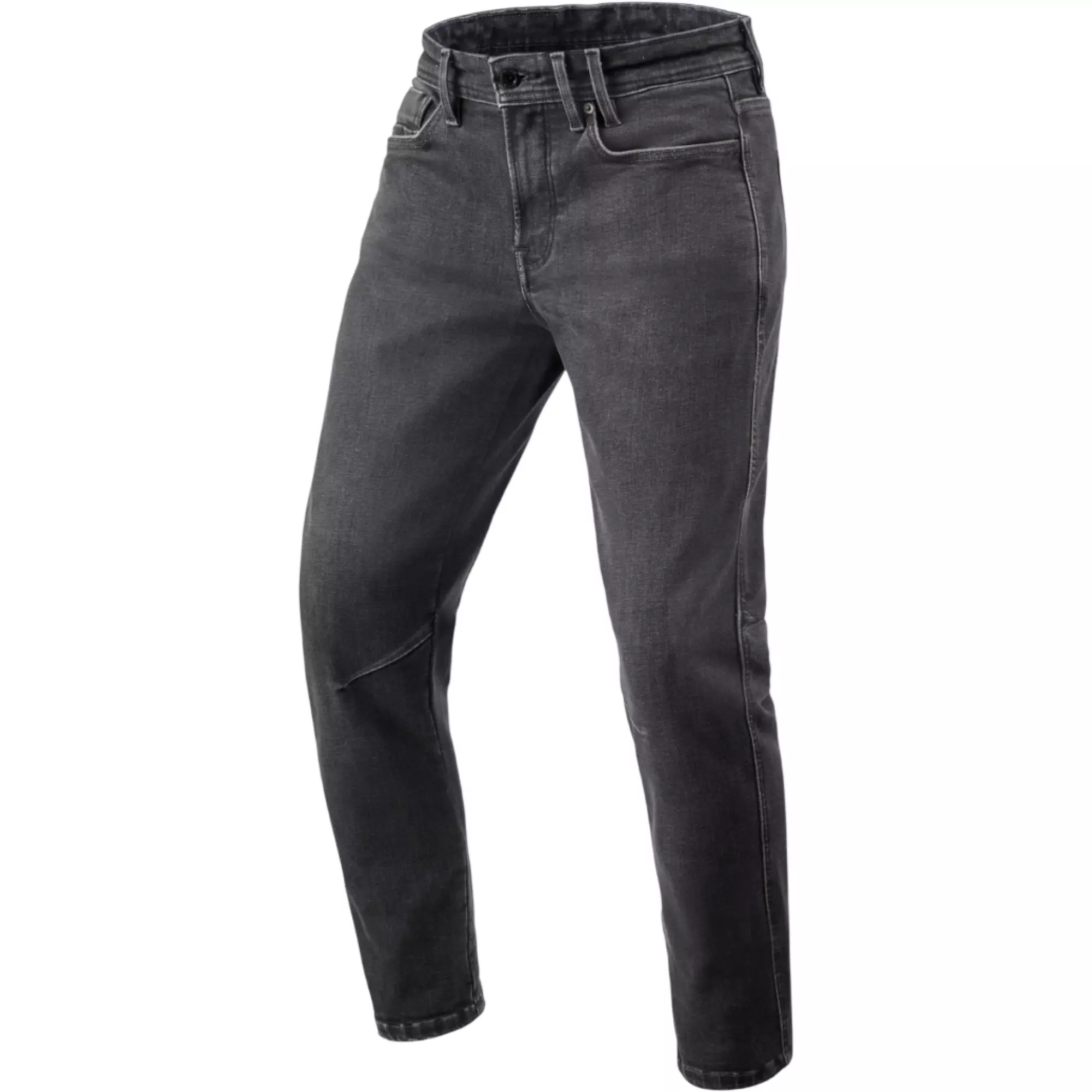 Jean REV'IT Detroit 3 Tapered L34 Noir Foncé Stone - Jean Moto